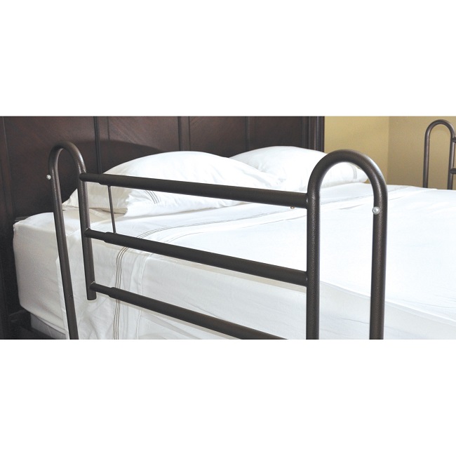 Drive Medical Tool-Free Adjustable Length Home-Style Bed Rail - Drive ...