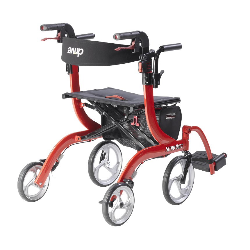 Drive Medical Duet Rollator and Transport Chair | SpinLife
