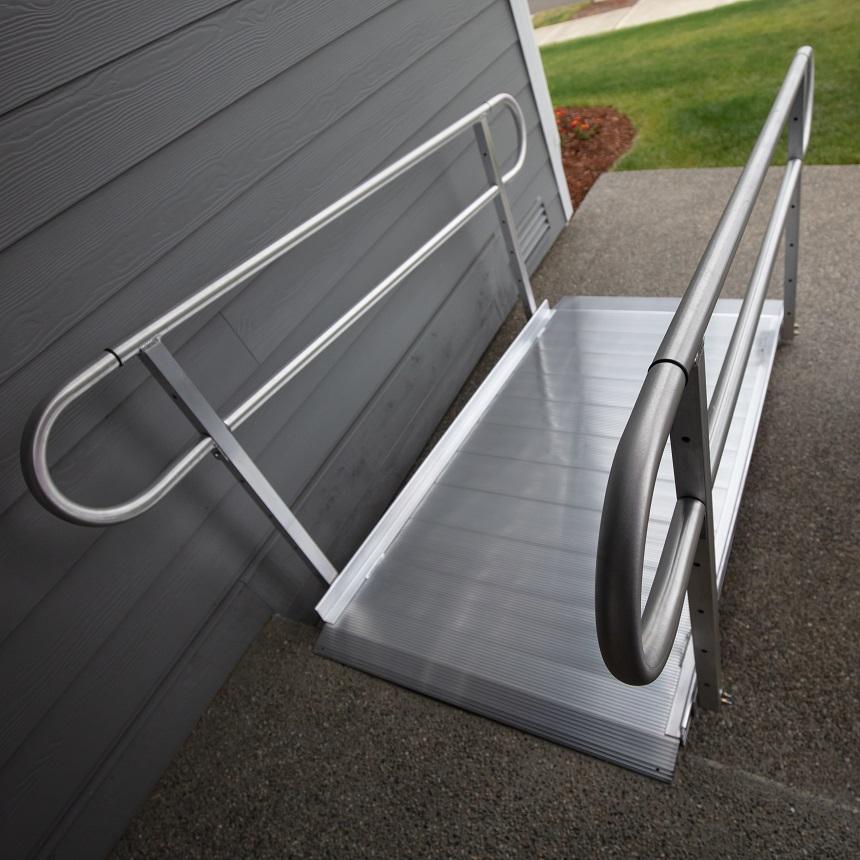 EZ-ACCESS GATEWAY™ 3G Ramp with Two-Line Handrails - EZ-ACCESS Solid Ramps