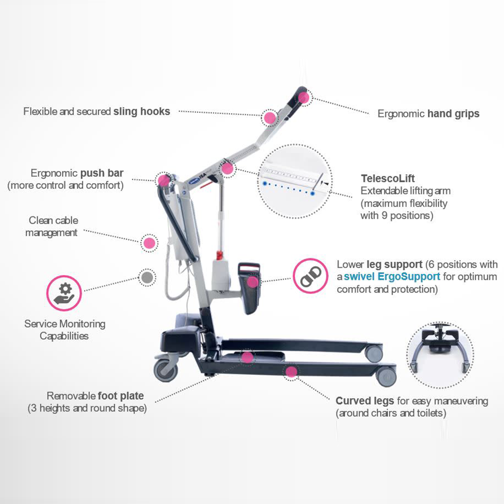 Invacare ISA Stand Assist Premier Series Lift | SpinLife