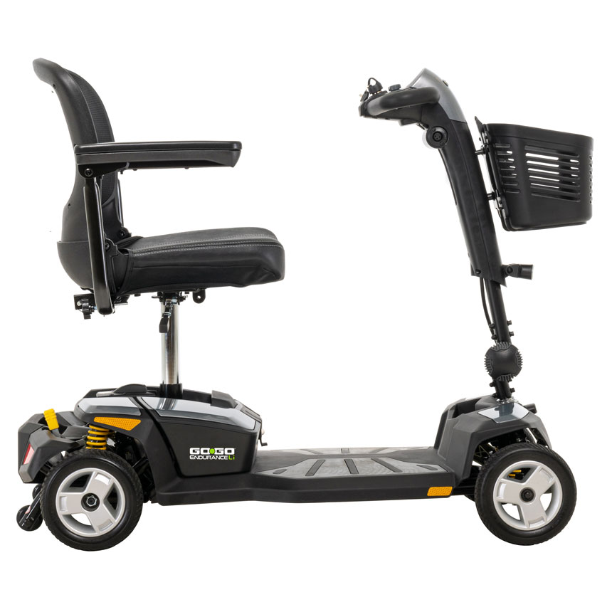 Pride Go Go Endurance Li - Pride 4-Wheel Travel Scooters