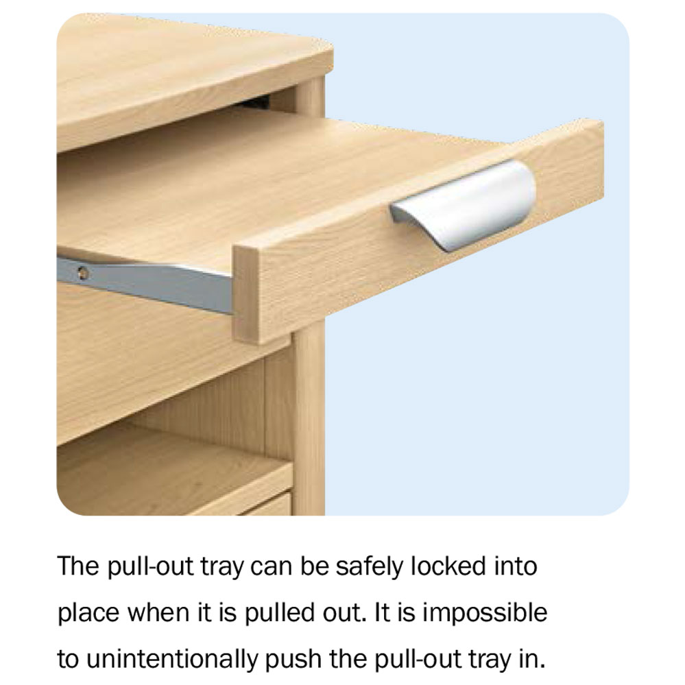 Wissner-Bosserhoff Vivo 3-Drawer Bedside Cabinet | SpinLife