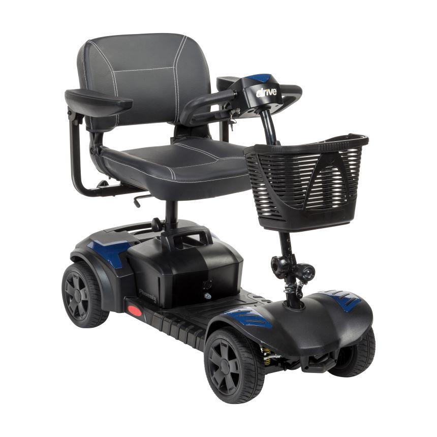 Drive Medical Phoenix LT 4-Wheel Travel Scooter | SpinLife