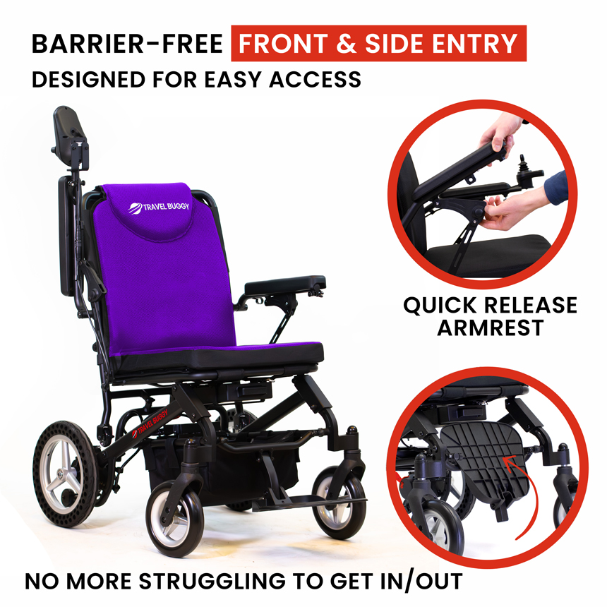 Travel Buggy DASH Ultra Lite - Travel Buggy Folding Power Wheelchairs