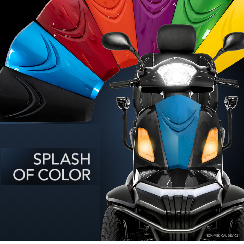 Pride Baja Raptor 2 4-Wheel Recreational Scooter | SpinLife