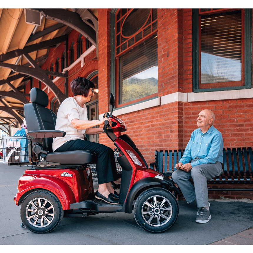 Pride Baja Raptor 2 4-Wheel Recreational Scooter | SpinLife