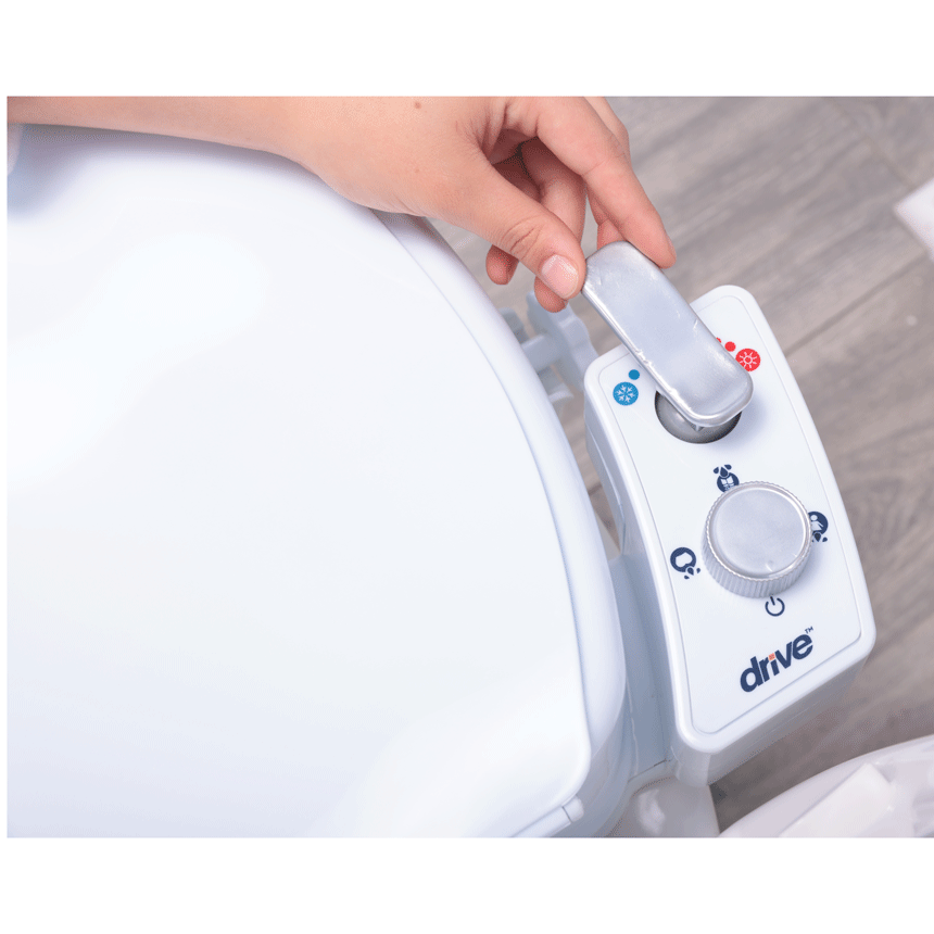 Drive Medical Raised Toilet Seat with Bidet | SpinLife