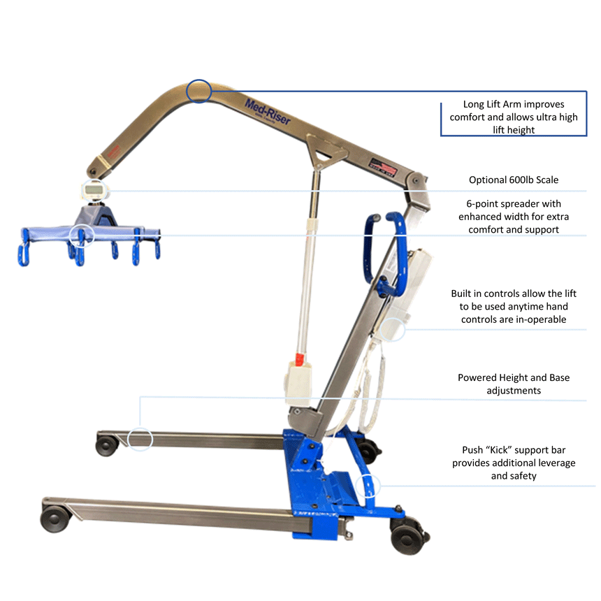 Med-Mizer Med-Mizer MedRiser Patient Lift | SpinLife