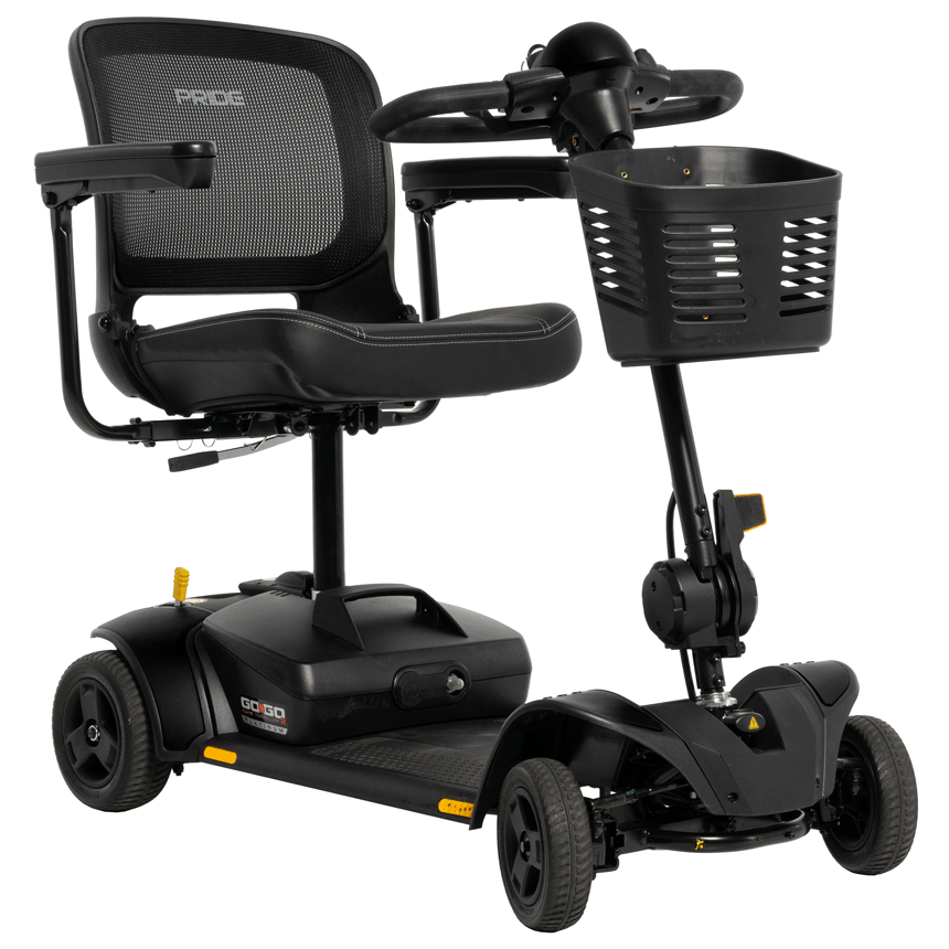 Pride Go Go Elite Traveller 2 Platinum - Pride 4-Wheel Travel Scooters
