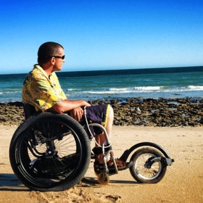 Living Spinal FreeWheel Wheelchair Attachment - Living Spinal Supports