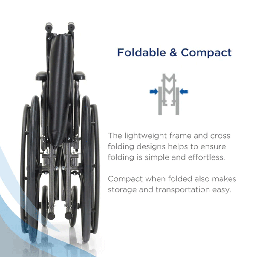 Invacare Essentials EX1 Manual Wheelchair - Invacare Standard Lightweight