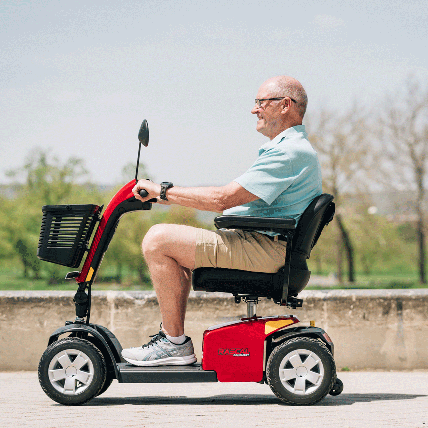 Mega Motion Rascal Conquest 4-Wheel - Mega Motion 4-Wheel Full Size ...