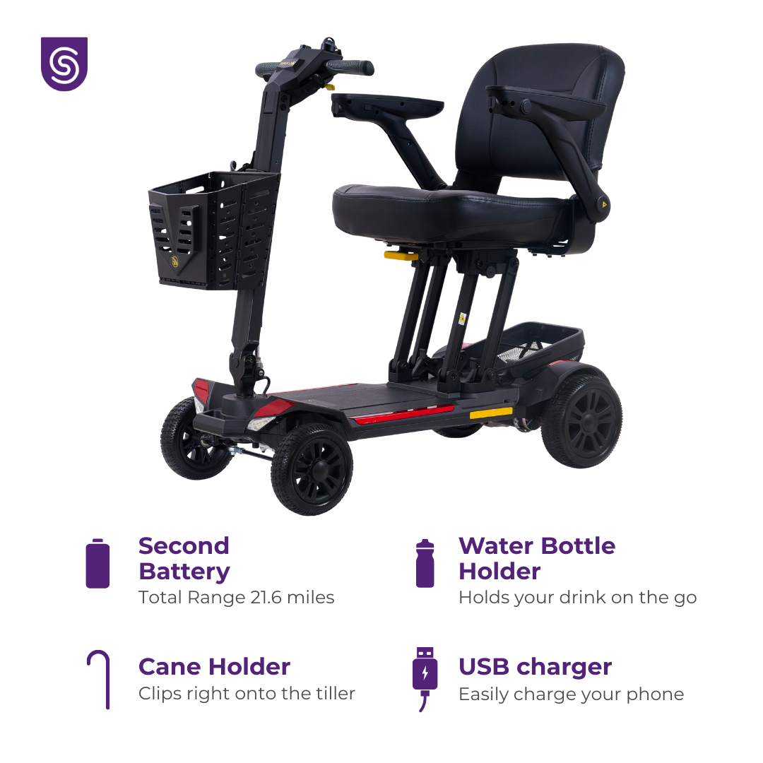 Golden Technologies Buzzaround Carry On HD Scooter - Golden ...