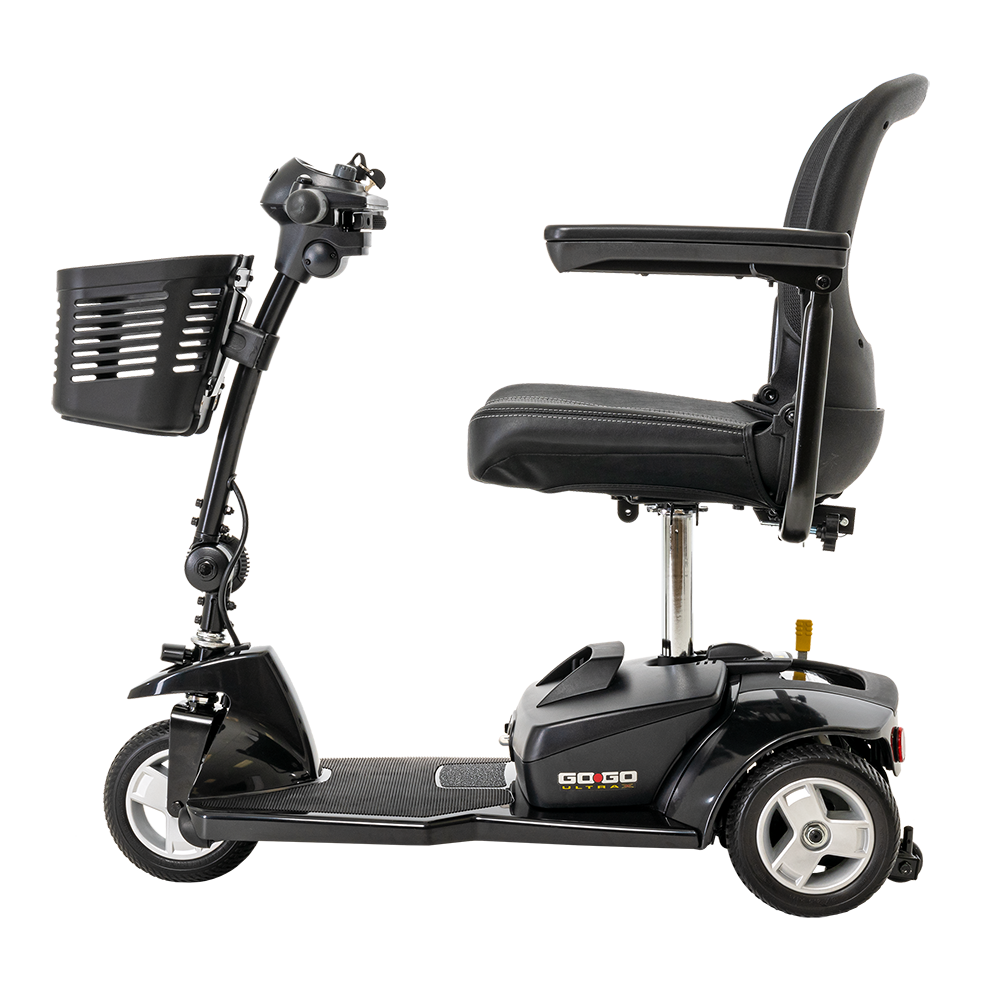 Pride Go-Go Ultra X 3-Wheel Travel Scooter - SpinLife