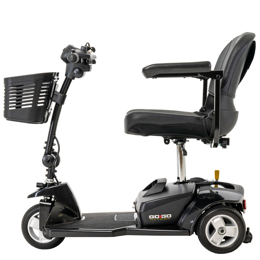 Pride Go-Go Ultra X 3-Wheel Travel Scooter - SpinLife
