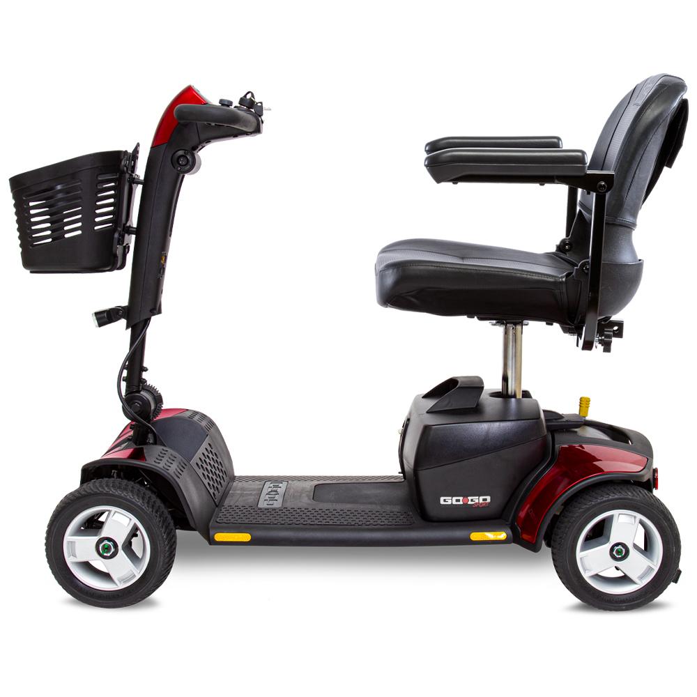 Pride Go Go Sport 4-Wheel w/ EZ Turn - Pride 4-Wheel Travel Scooters