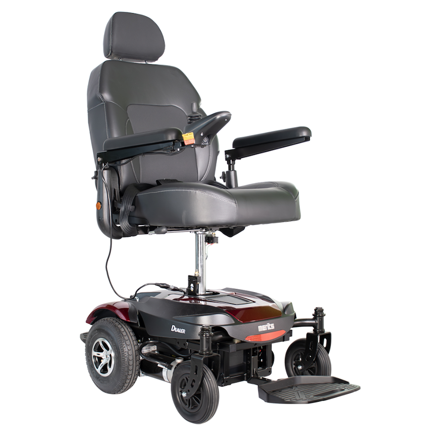 Merits Health Dualer Powerchair - Merits Health Full Size Power Wheelchairs