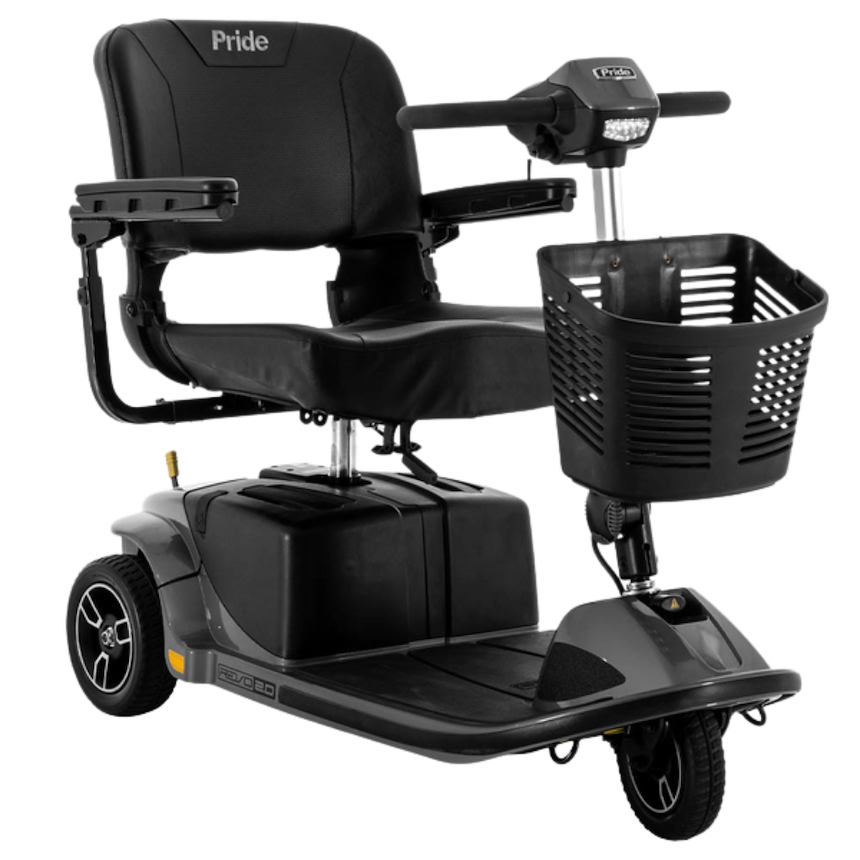 Pride Revo 2.0 3-Wheel Mobility Scooter - SpinLife