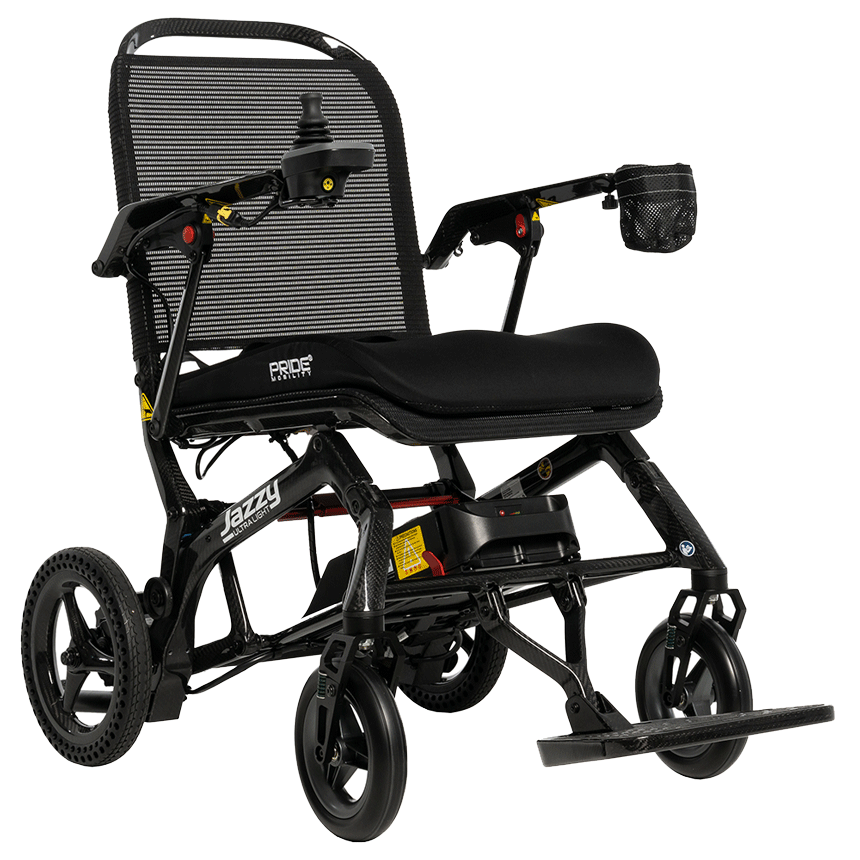 Pride Jazzy Ultra Light - Pride Folding Power Wheelchairs