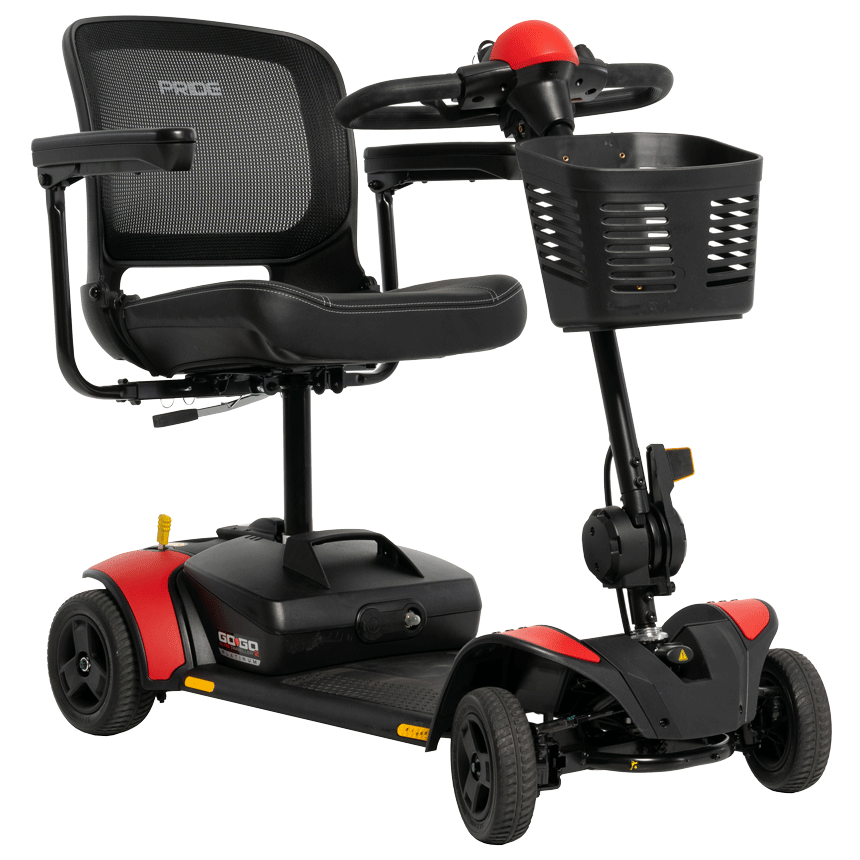 Pride Go Go Elite Traveller 2 Platinum - Pride 4-Wheel Travel Scooters