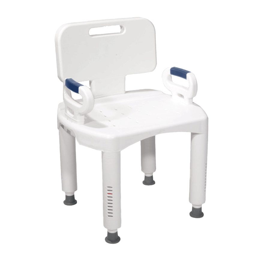 Drive Medical Premium Series Shower Chair w/ Back & Arms - Drive ...