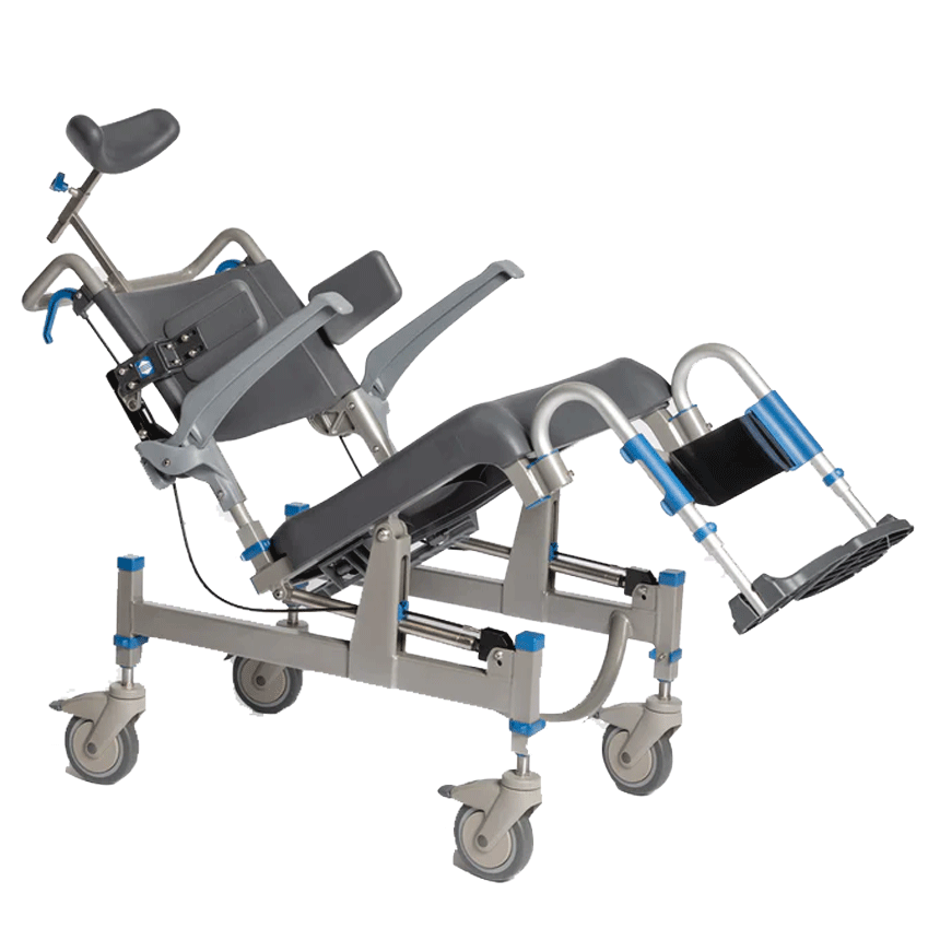 Raz Designs EZPZ Mobile Shower Chair - Attendant Tilt - Raz Designs ...