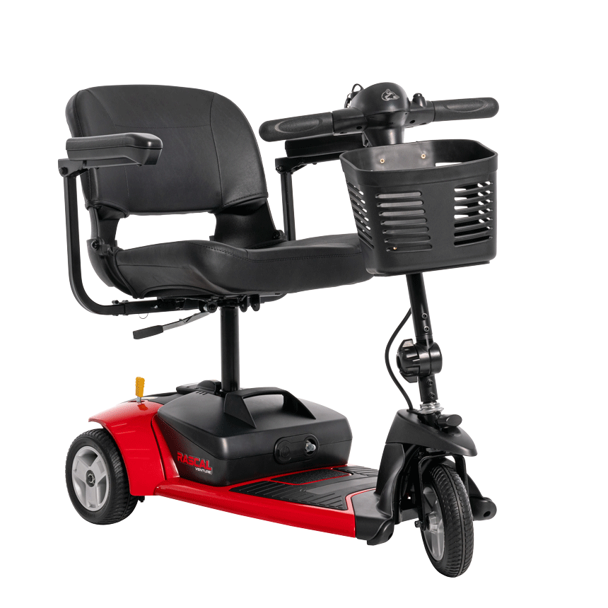 Mega Motion Rascal Venture 3-Wheel - Mega Motion 3-Wheel Travel Scooters